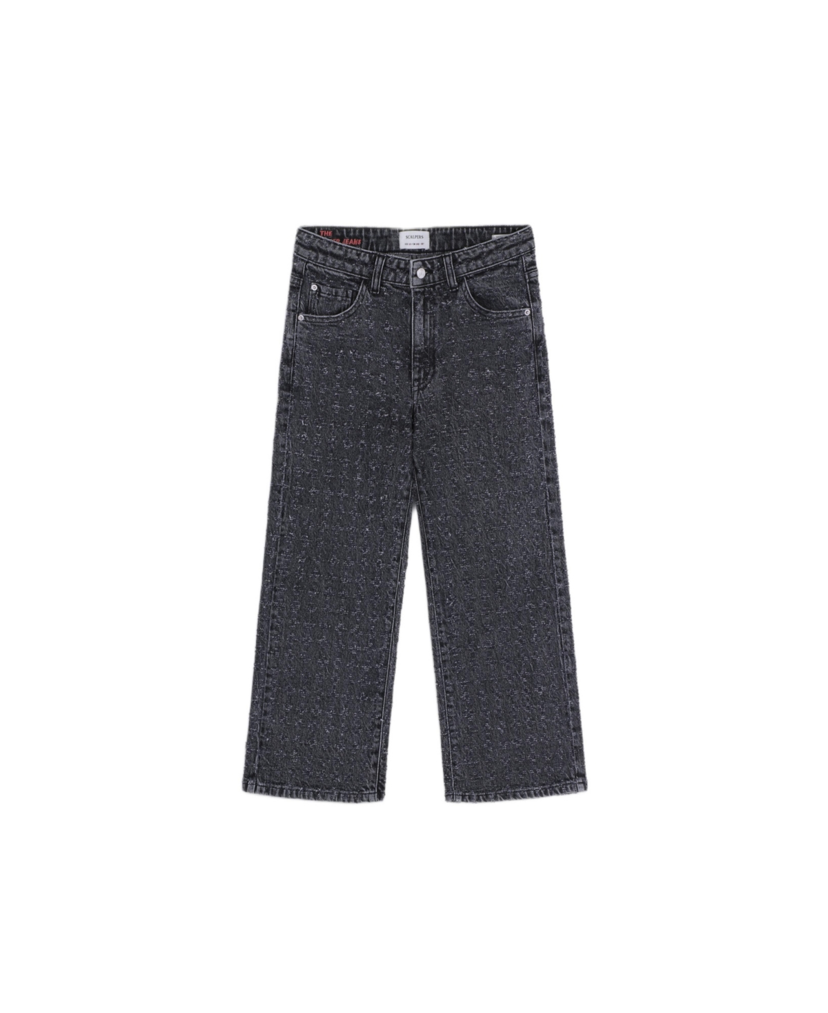 Click here for Scalpers Kids Girls Laser Jeans - Dark grey prices
