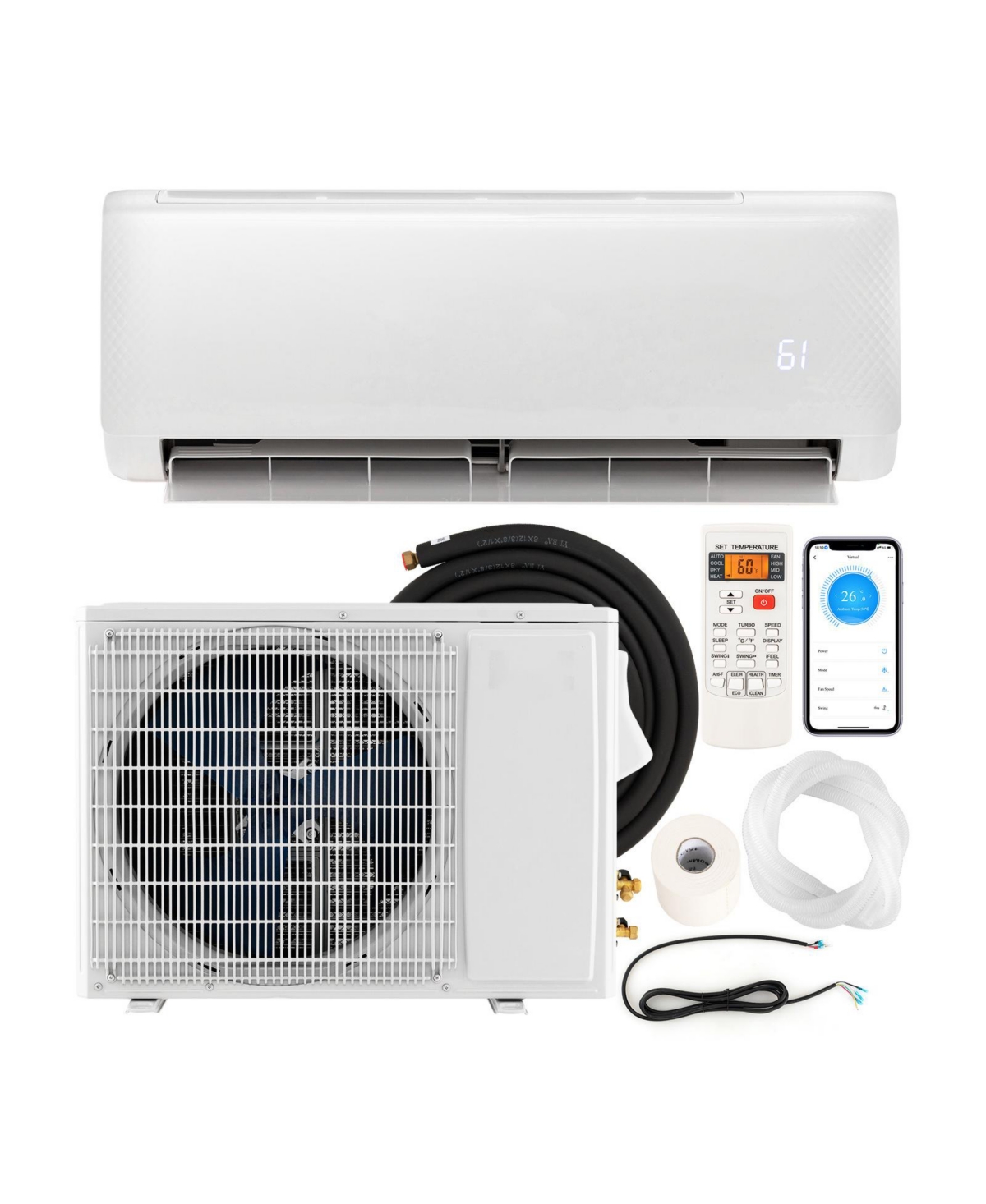 Click here for Ecooso Airtural Series 24000 Btu 21 SEER2 Ductless... prices