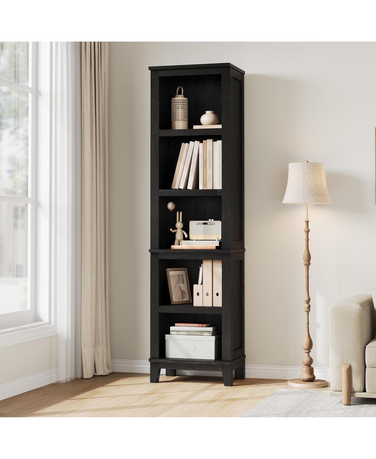 Click here for homfan 71 Inch Tall Bookshelf with Adjustable Shel... prices