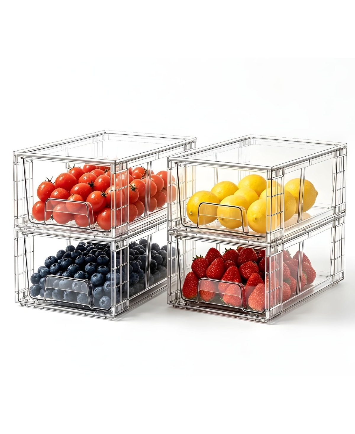 Click here for Xdovet Stackable Storage Drawers with Handles for... prices