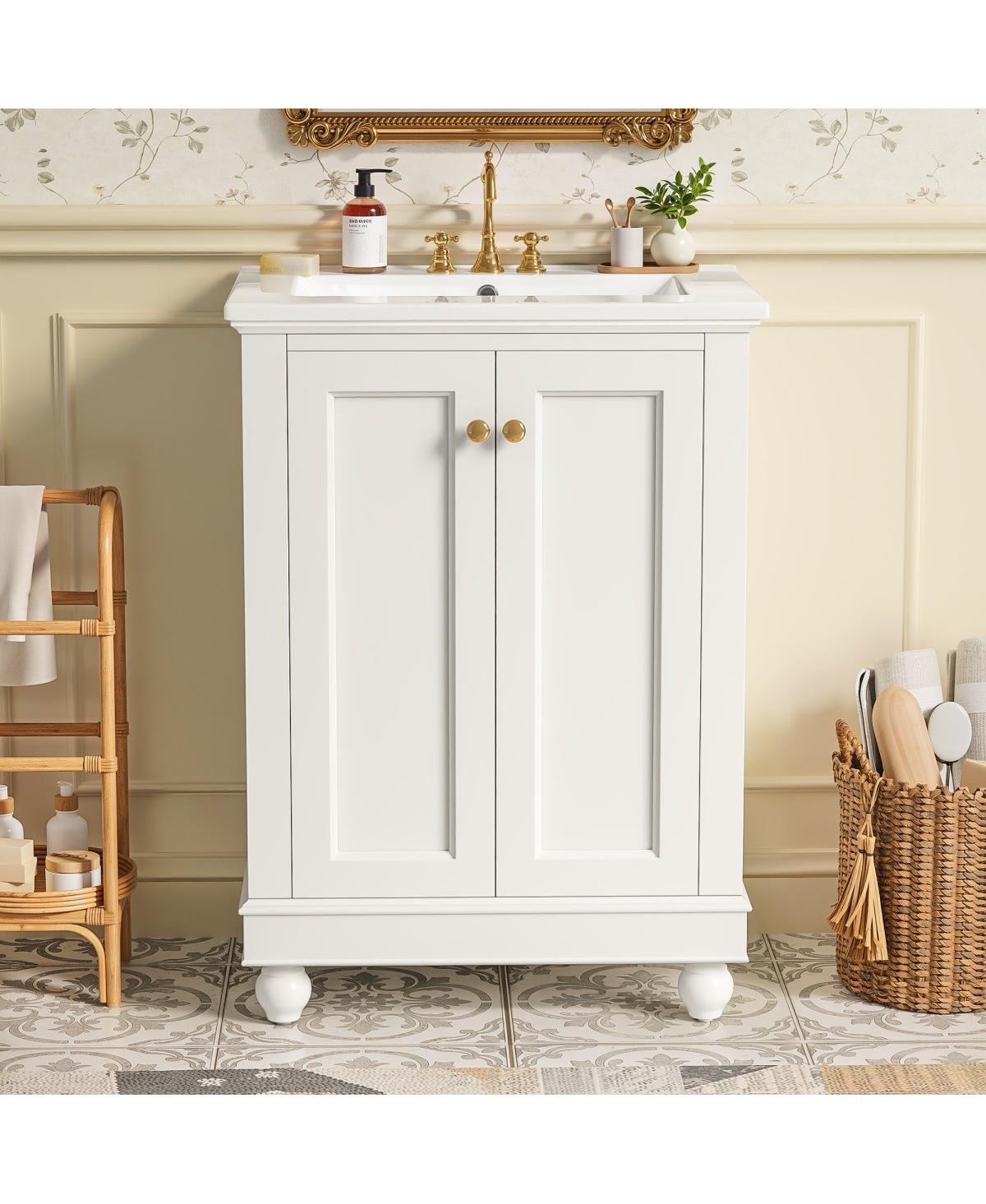 Click here for Sillysis 24 Inch Bathroom Vanity with Ceramic Sink... prices