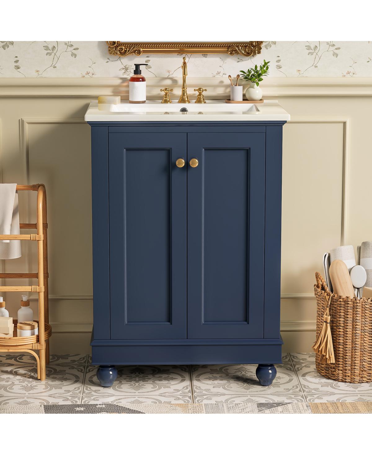 Click here for Sillysis 24 Inch Bathroom Vanity with Ceramic Sink... prices