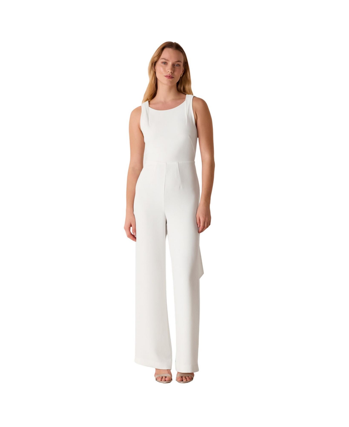 Click here for Whistles Womens Tie Back Wide Leg Bridal Jumpsuit... prices