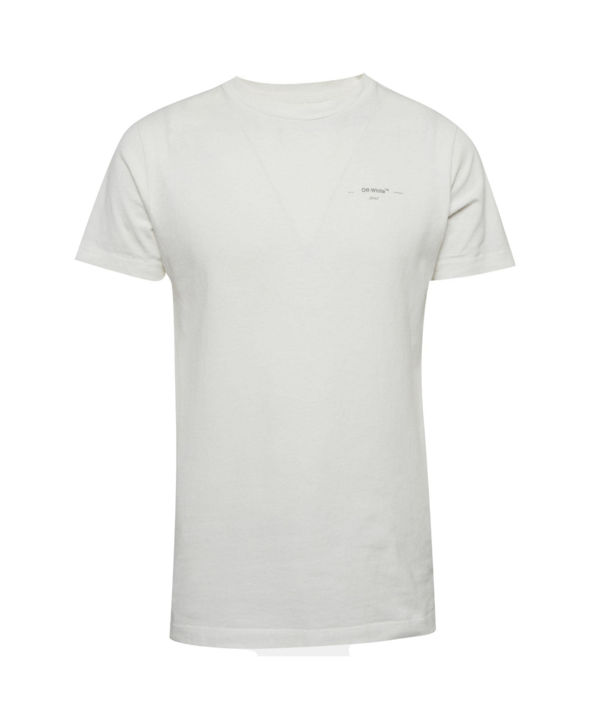 Click here for Pre-Owned Off-White Mens Logo Print Cotton Crew Ne... prices