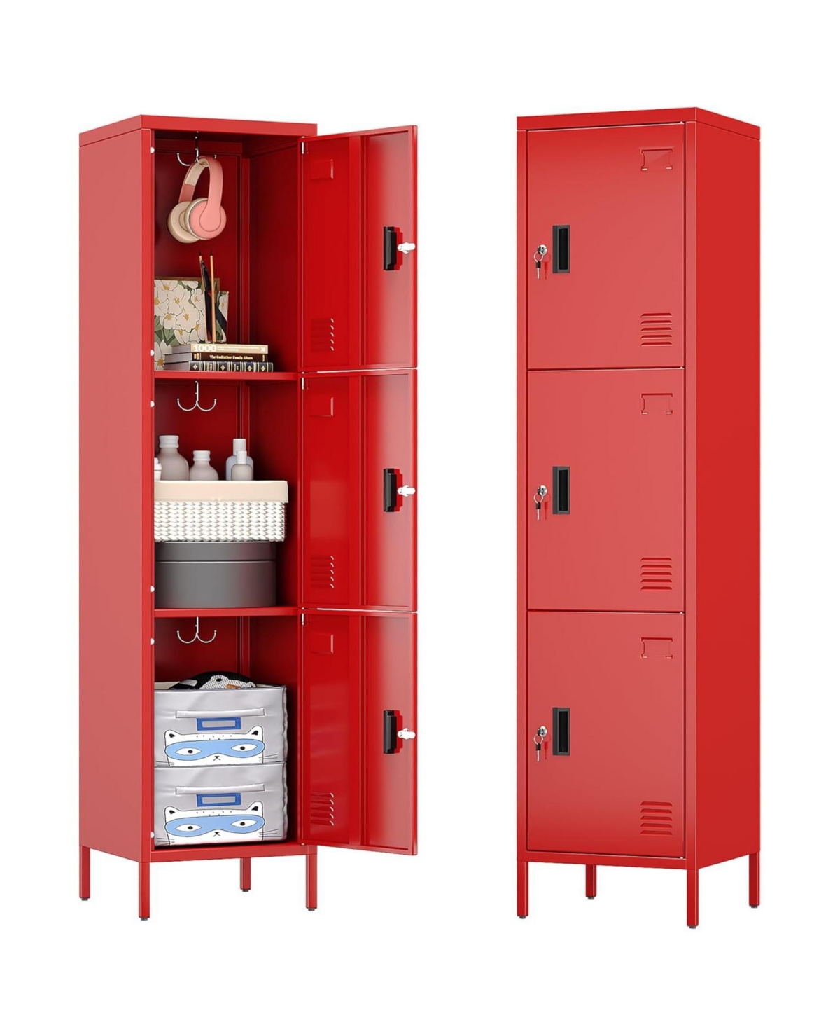 Click here for Boyel Living Metal Locker with Hooks and Ventilati... prices
