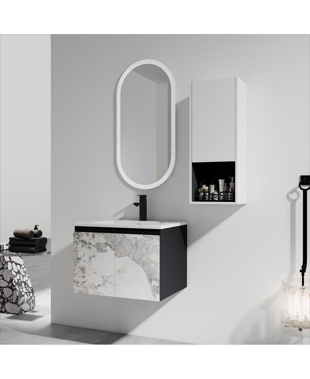 Click here for Sillysis 24 Inch Wall Mounted Bathroom Vanity with... prices