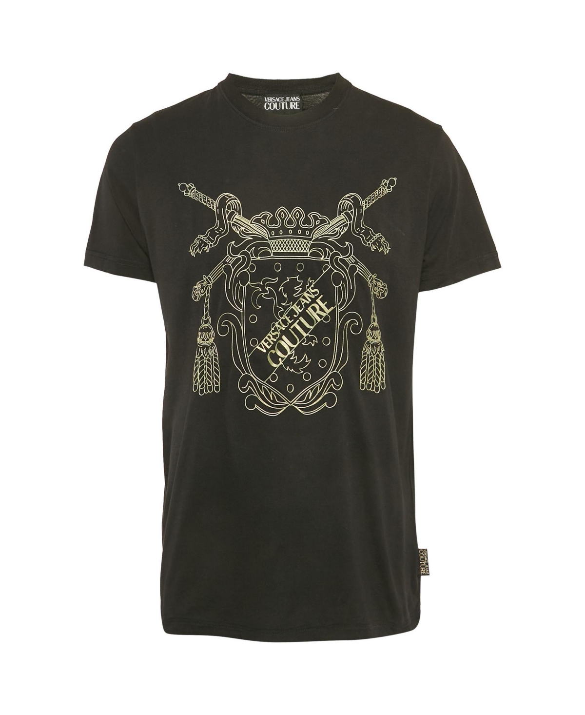 Click here for Pre-Owned Versace Mens Printed Jersey T-Shirt - Bl... prices
