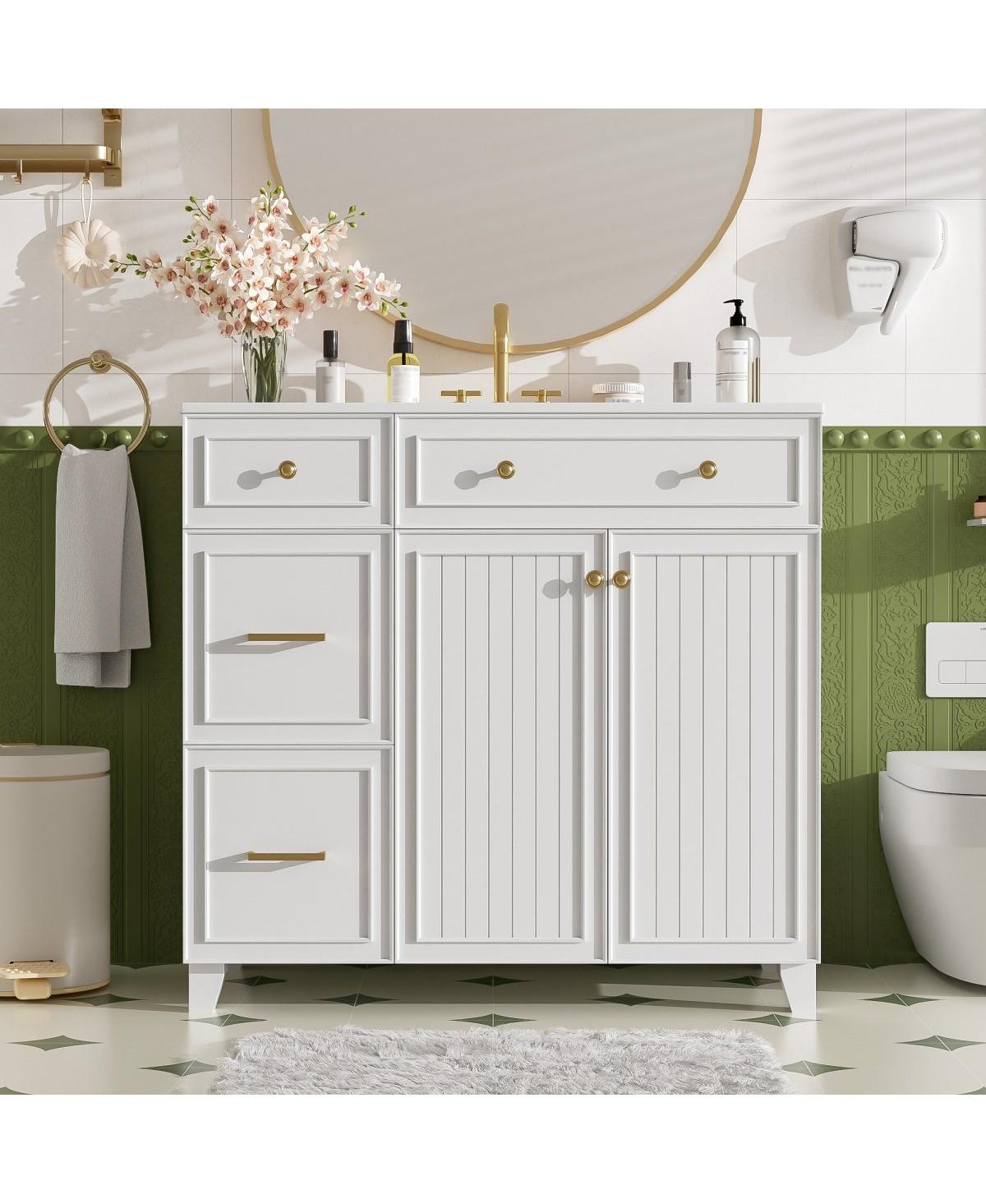 Click here for Thirtypeachy 36 Modern Solid Wood Mdf Vanity With... prices