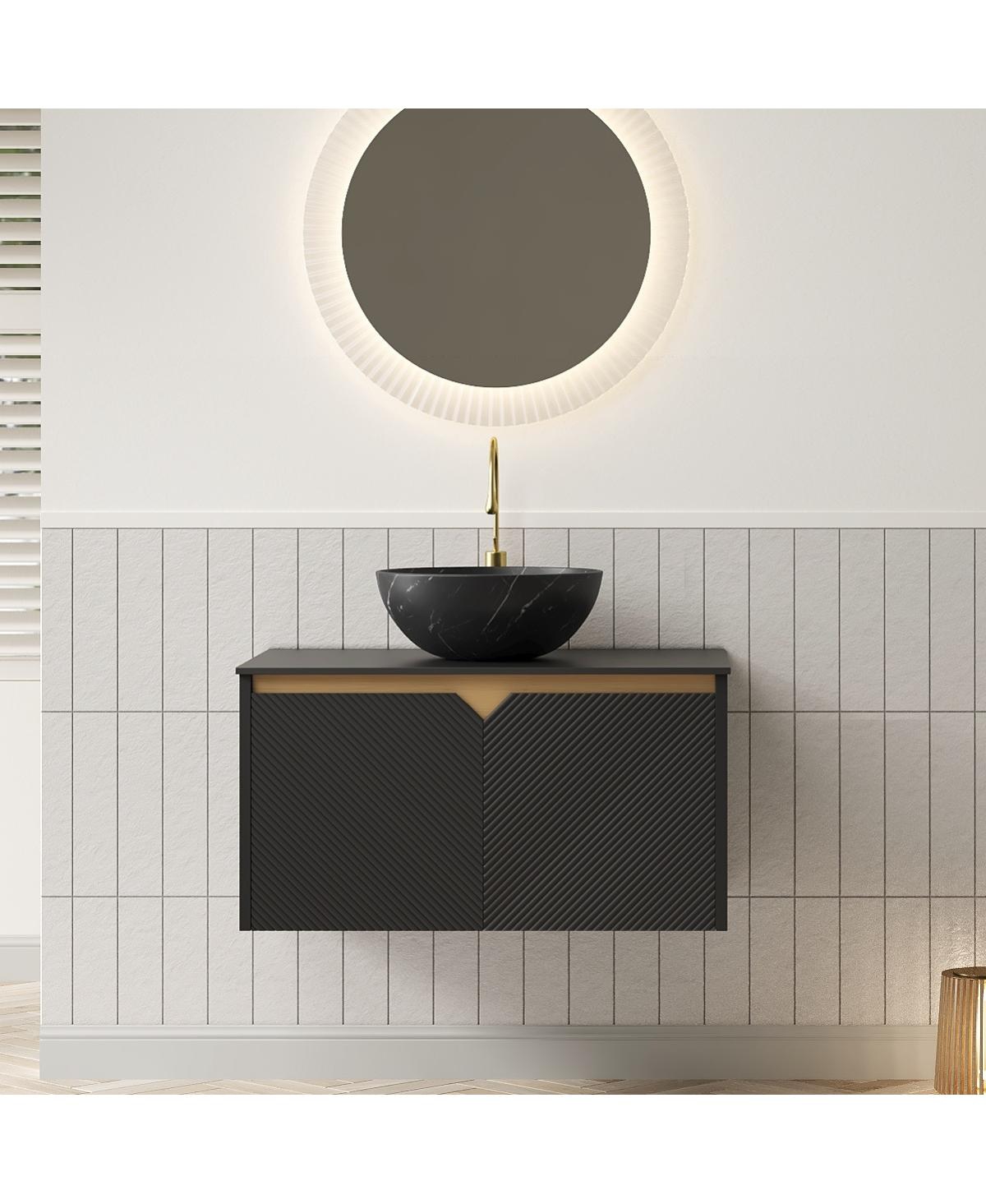 Click here for Sillysis 24 Wall Mounted Bathroom Vanity with Cera... prices