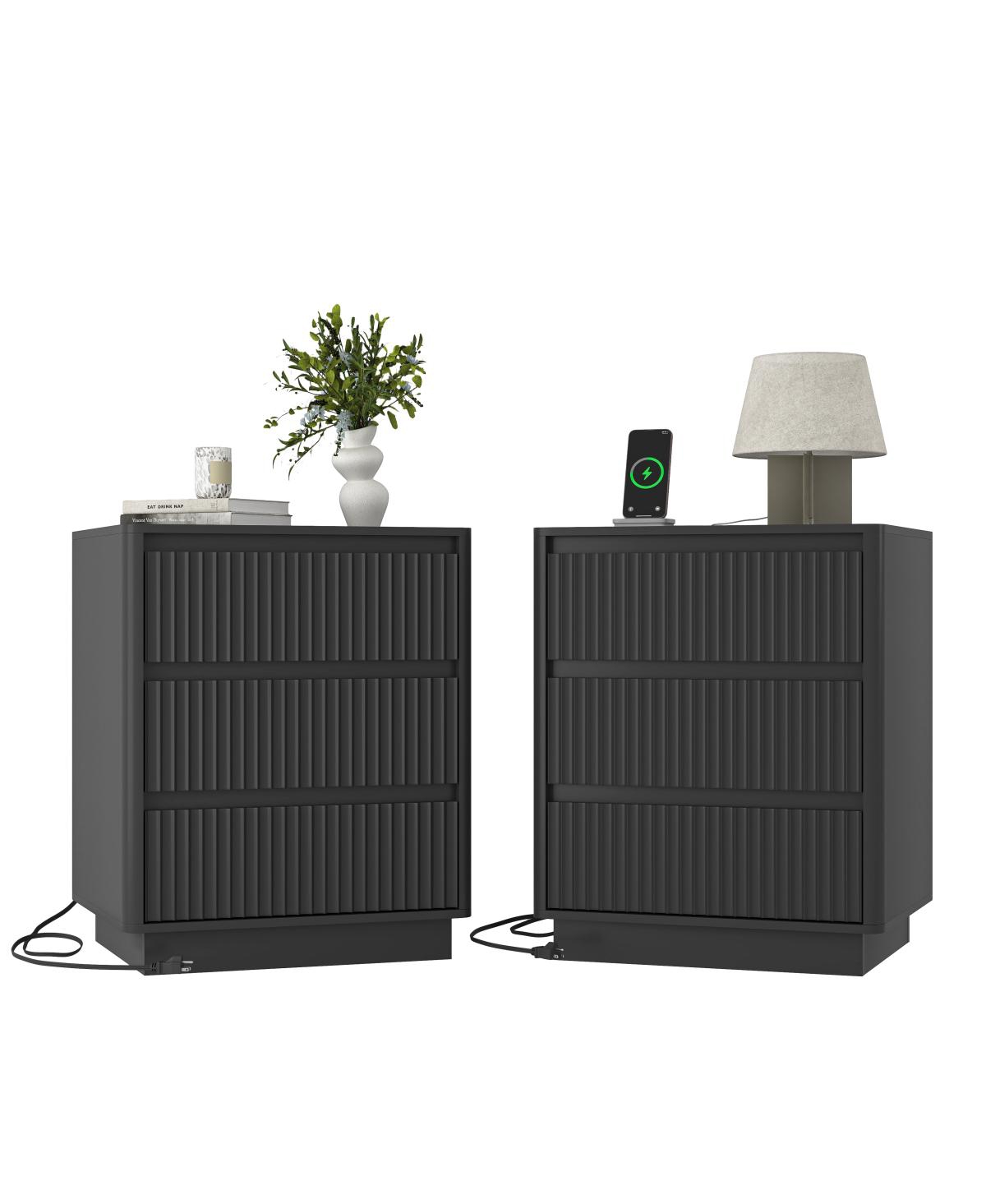 Click here for Streamdale Furniture (Set of 2) End Table with Usb... prices