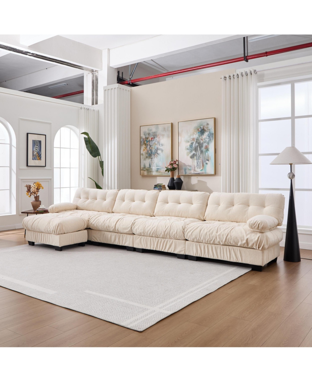 Click here for Clihome Modular Sectional Sofa Cloud Couch  L Shap... prices