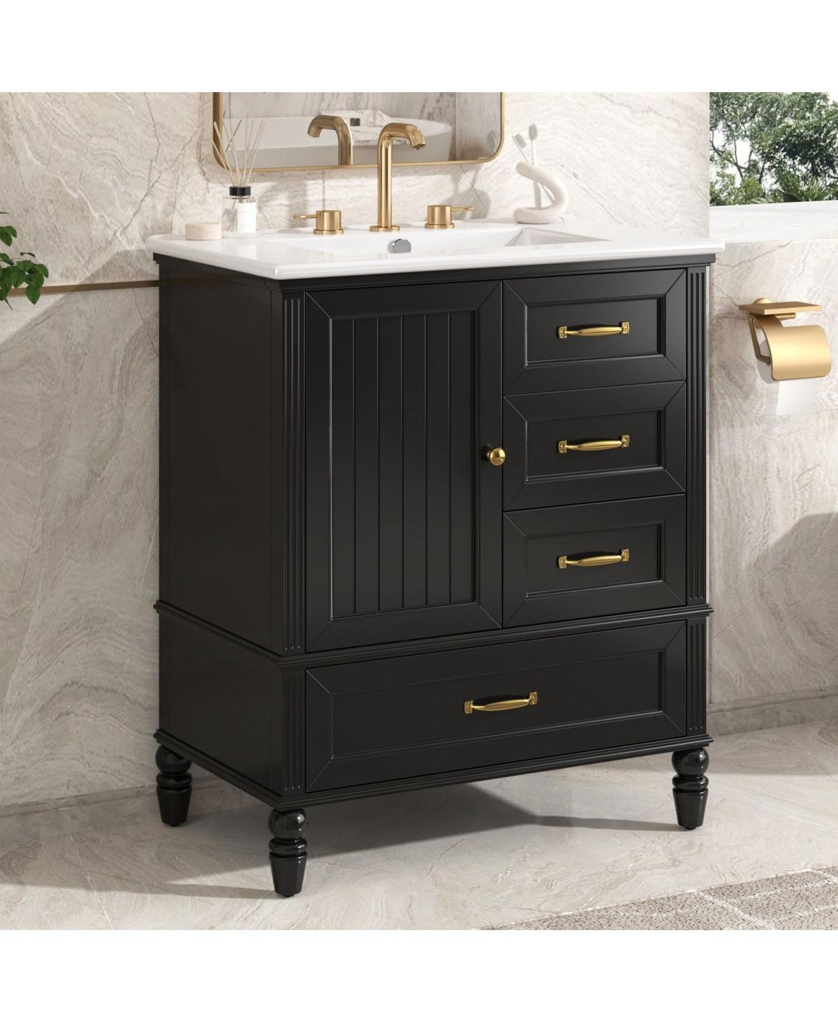 Click here for Thirtypeachy 30Retro Freestanding Vanity With Cera... prices