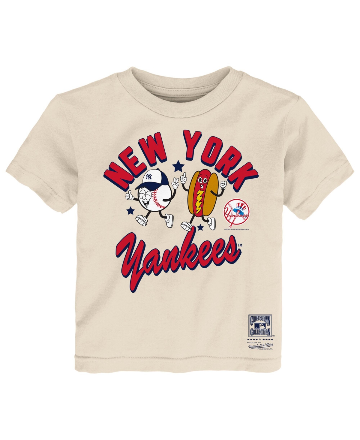 Click here for Mitchell & Ness Toddler Natural New York Yankees S... prices