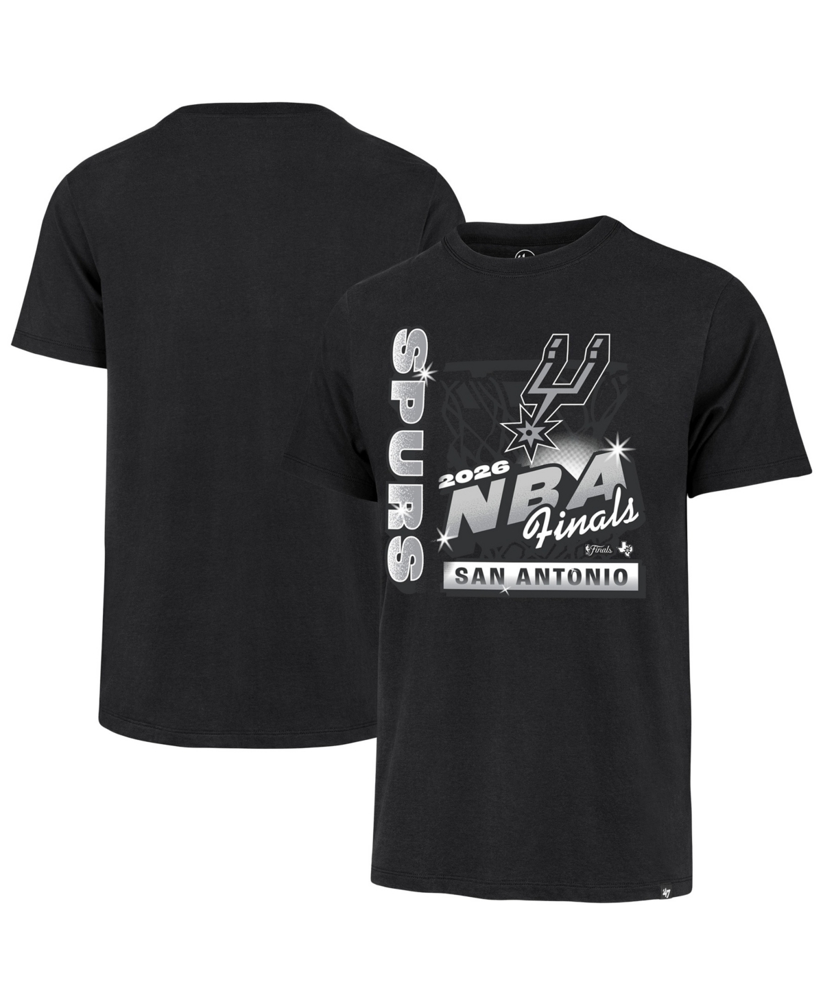 Click here for 47 Brand Mens Black San Antonio Spurs 2026 Nba Fin... prices