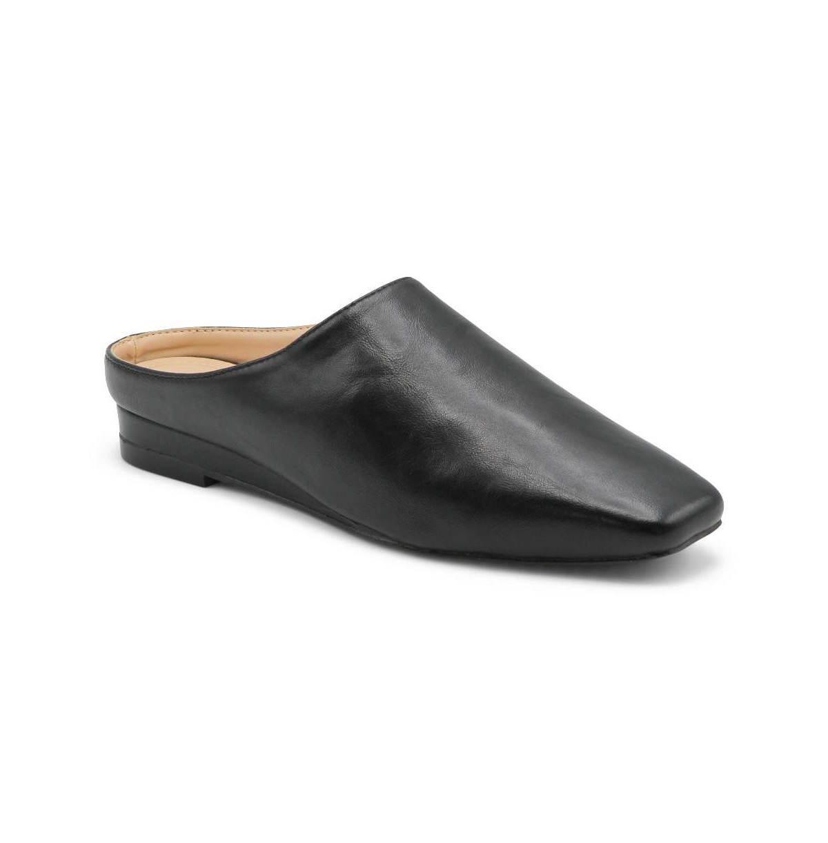 Click here for Charles David Womens Viking Flat Mule Slide - Blac... prices