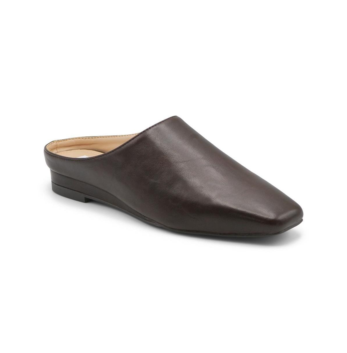 Click here for Charles David Womens Viking Flat Mule Slide - Dark... prices