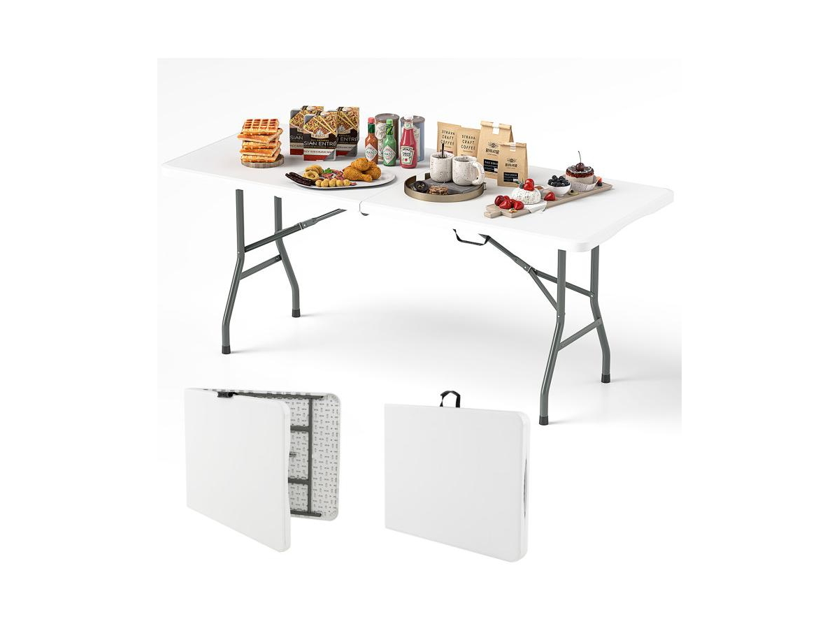 Click here for Boyel Living 6 ft Portable Folding Table 350 Lbs F... prices