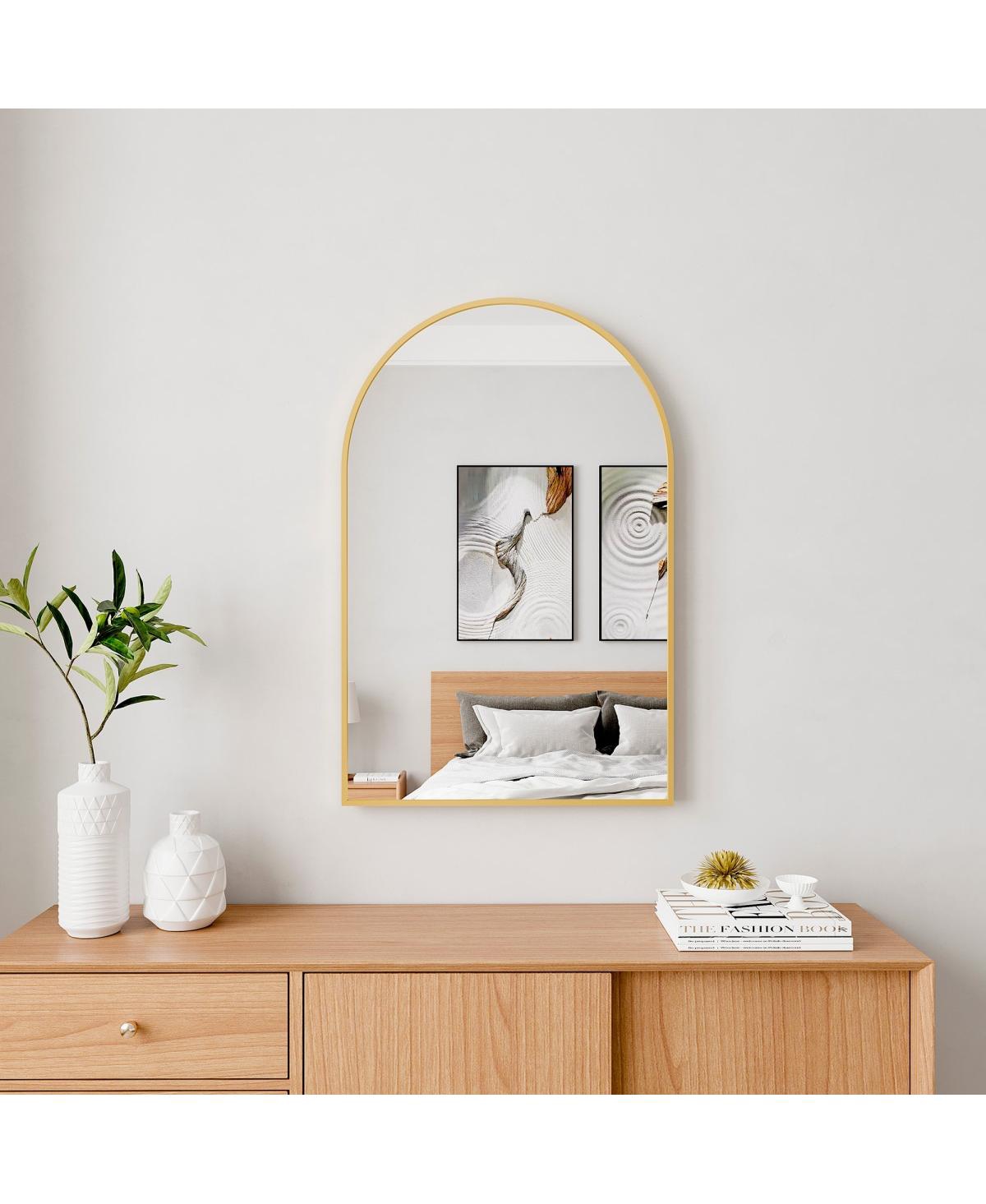 Click here for Laoties 36 x 24 Arched Wall Mirror  Arch-Shaped Ba... prices