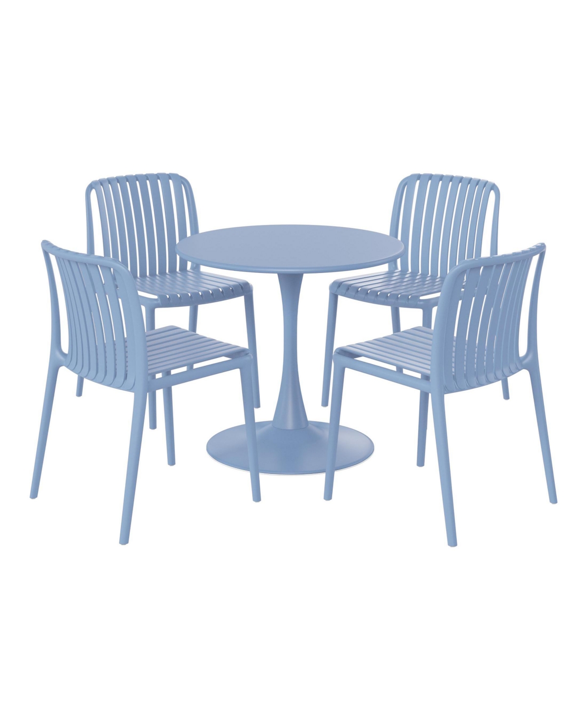 Click here for WestinTrends 5-Piece Outdoor Metal Dining Table Se... prices