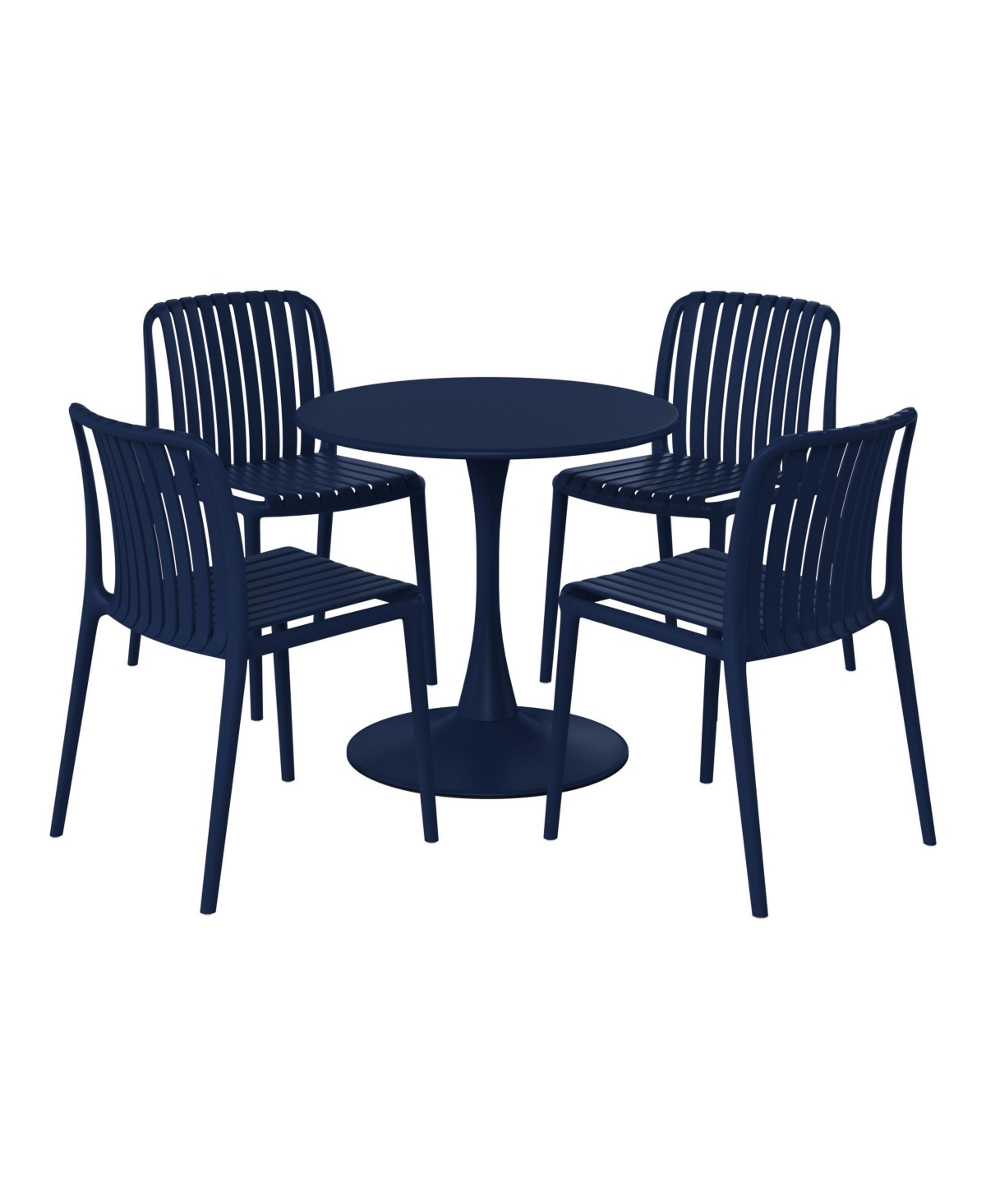Click here for WestinTrends 5-Piece Outdoor Metal Dining Table Se... prices