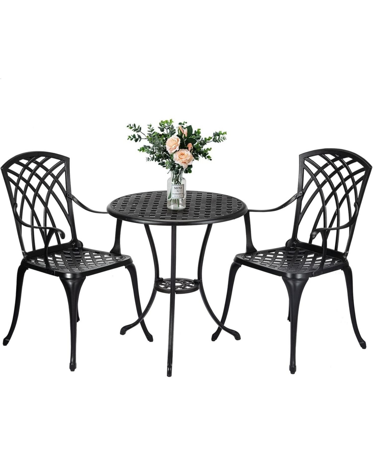 Click here for gaomon 3 piece Patio Bistro Set  Cast Aluminum Out... prices