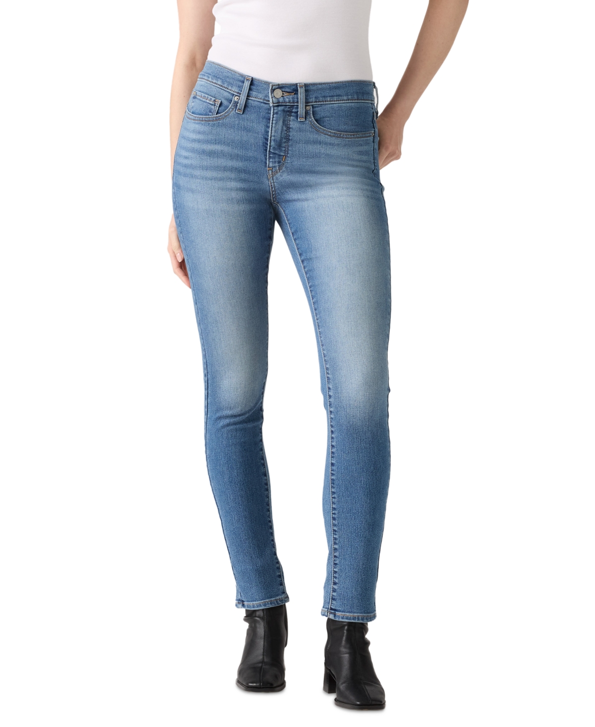 Click here for Levis Womens 311 Mid Rise Shaping Skinny Jeans - E... prices