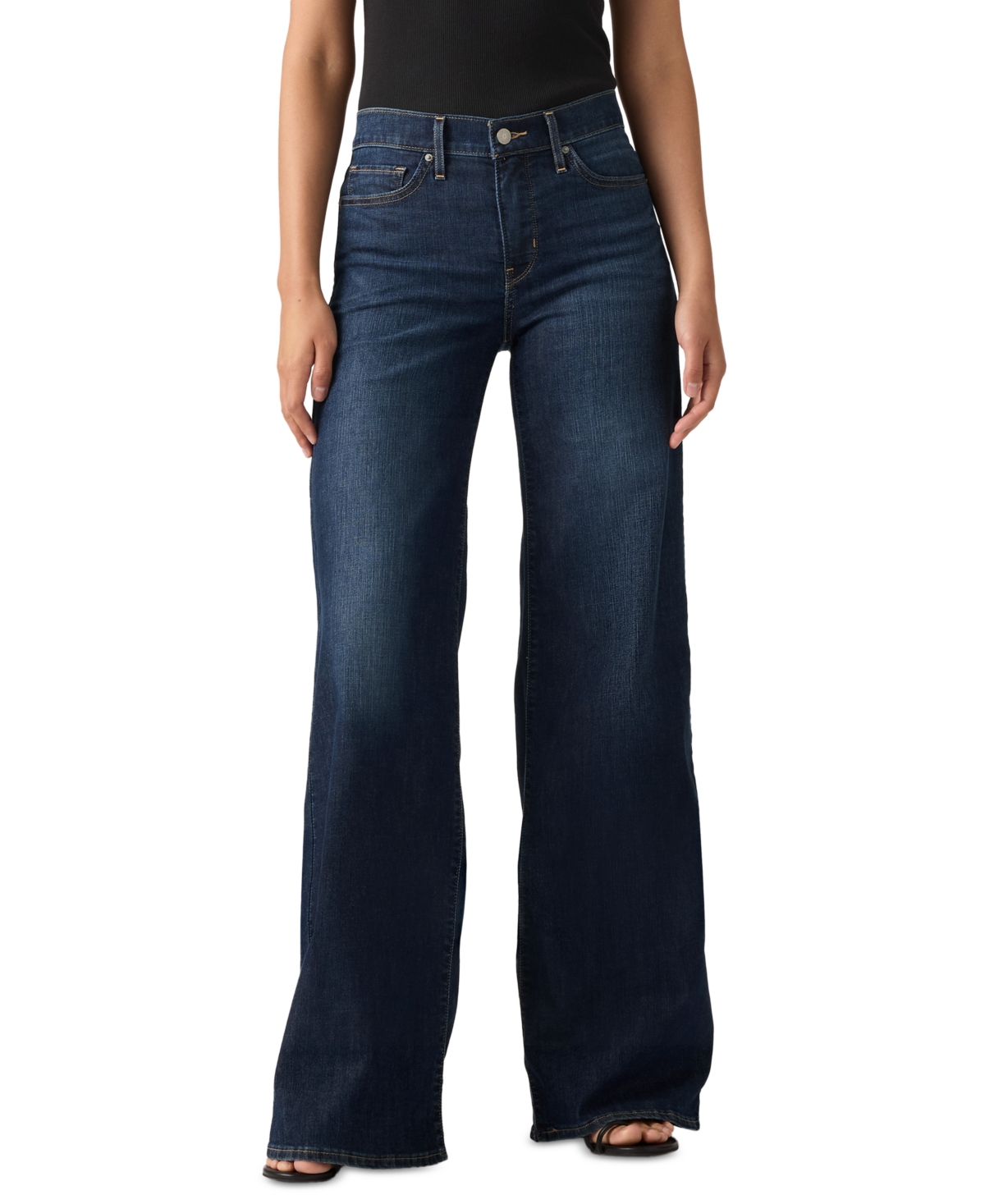 Click here for Levis Womens 318 Shaping Stellar-Stretch Wide-Leg... prices