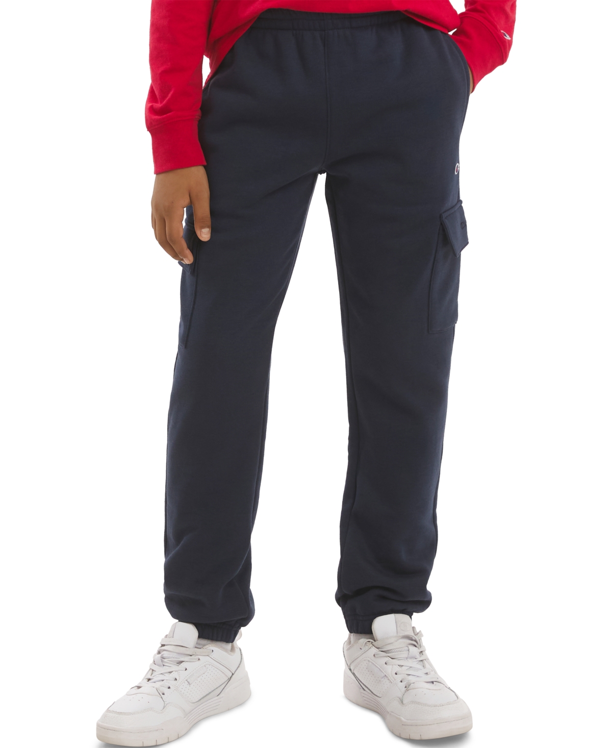 Click here for Champion Boys 8-20 Elastic-Hem Cargo Pants - Navy... prices