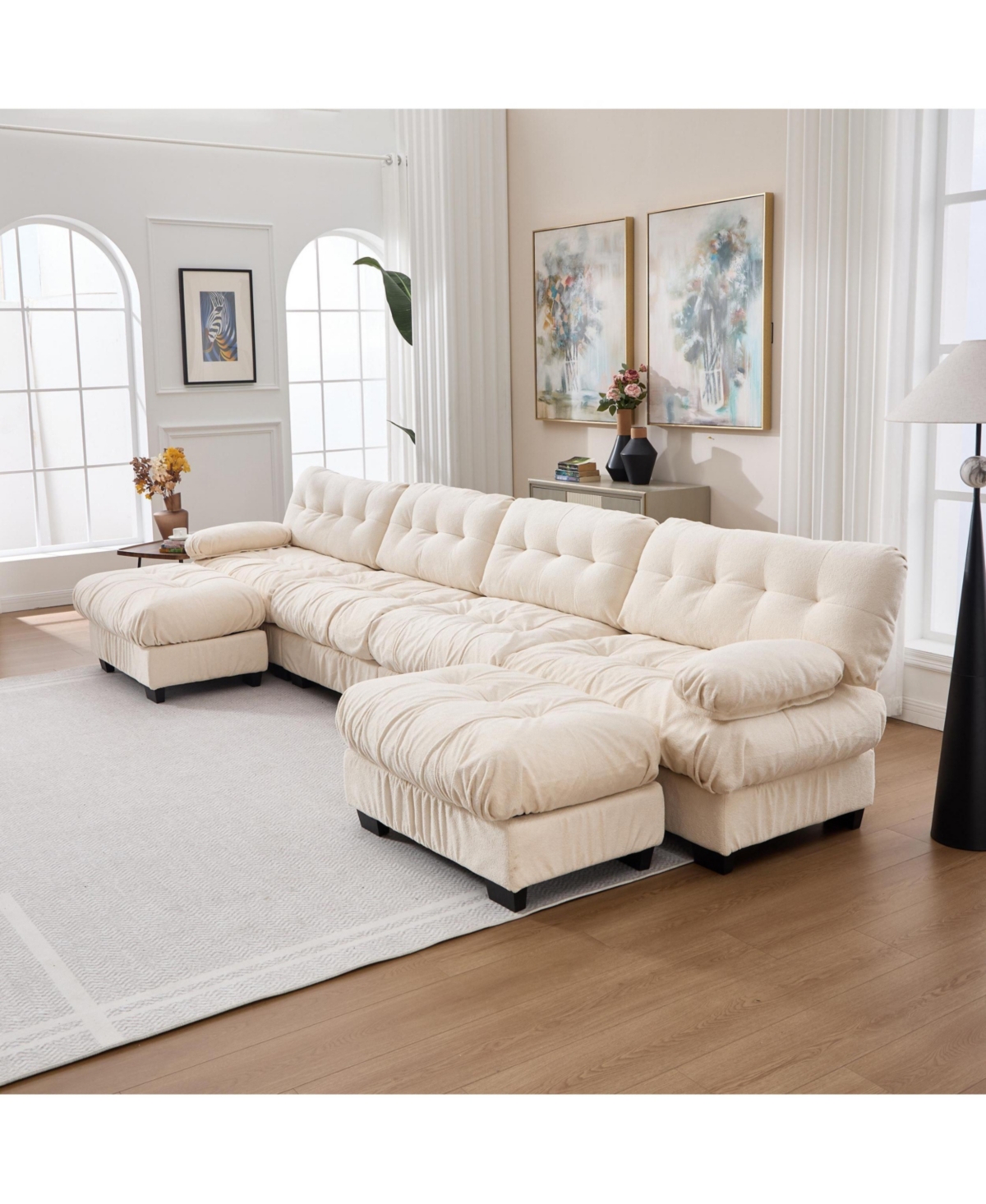 Click here for Clihome U Shaped Couch Modular Sectional Sofa  Mod... prices