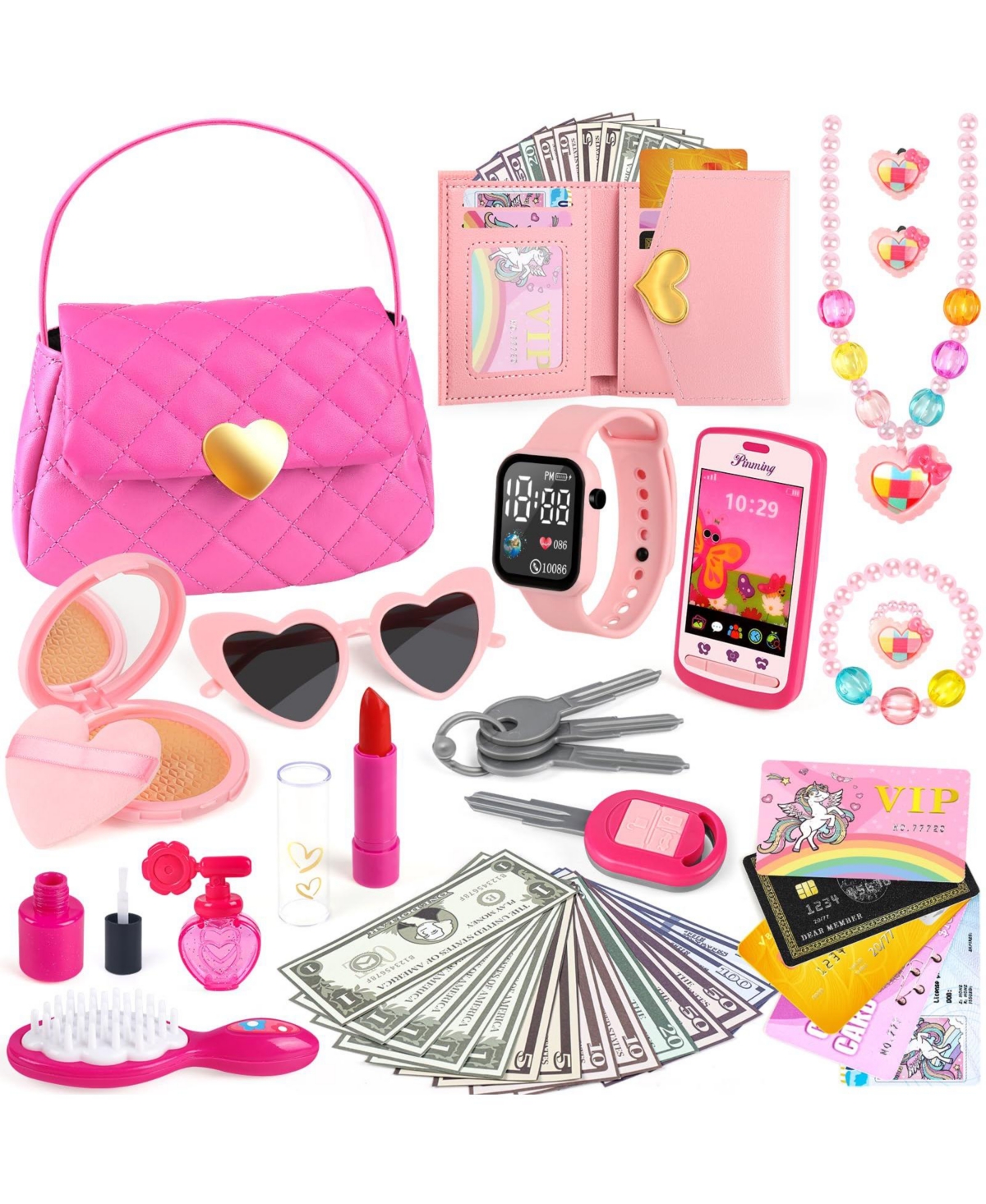 Click here for Gnuadz Play Purse Wallet Phone Makeups Girl Gifts... prices