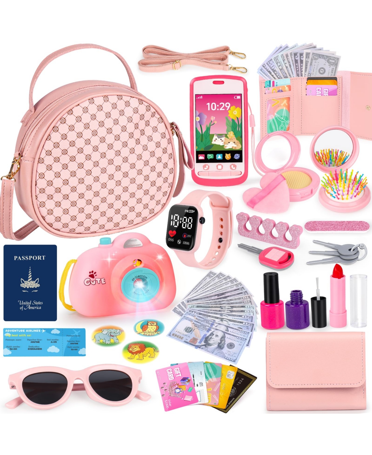 Click here for Gnuadz 40-piece Play Purse Pretend Princess Handba... prices
