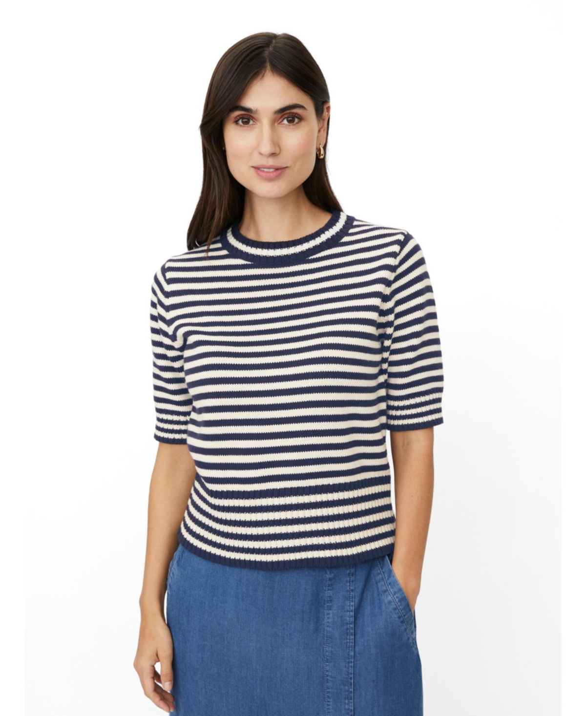 Click here for Masai Copenhagen Womens MaFaeleen Striped Short Sl... prices