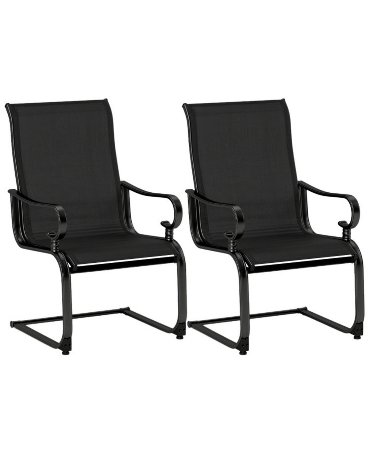 Click here for Sugift Set of 2 Patio Chairs with Quick-Drying Bre... prices