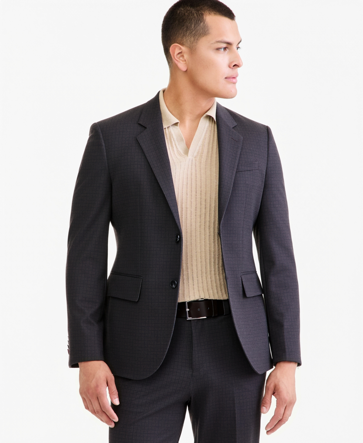 Click here for Hugo by Hugo Boss Mens Modern-Fit Suit Jacket - Bu... prices