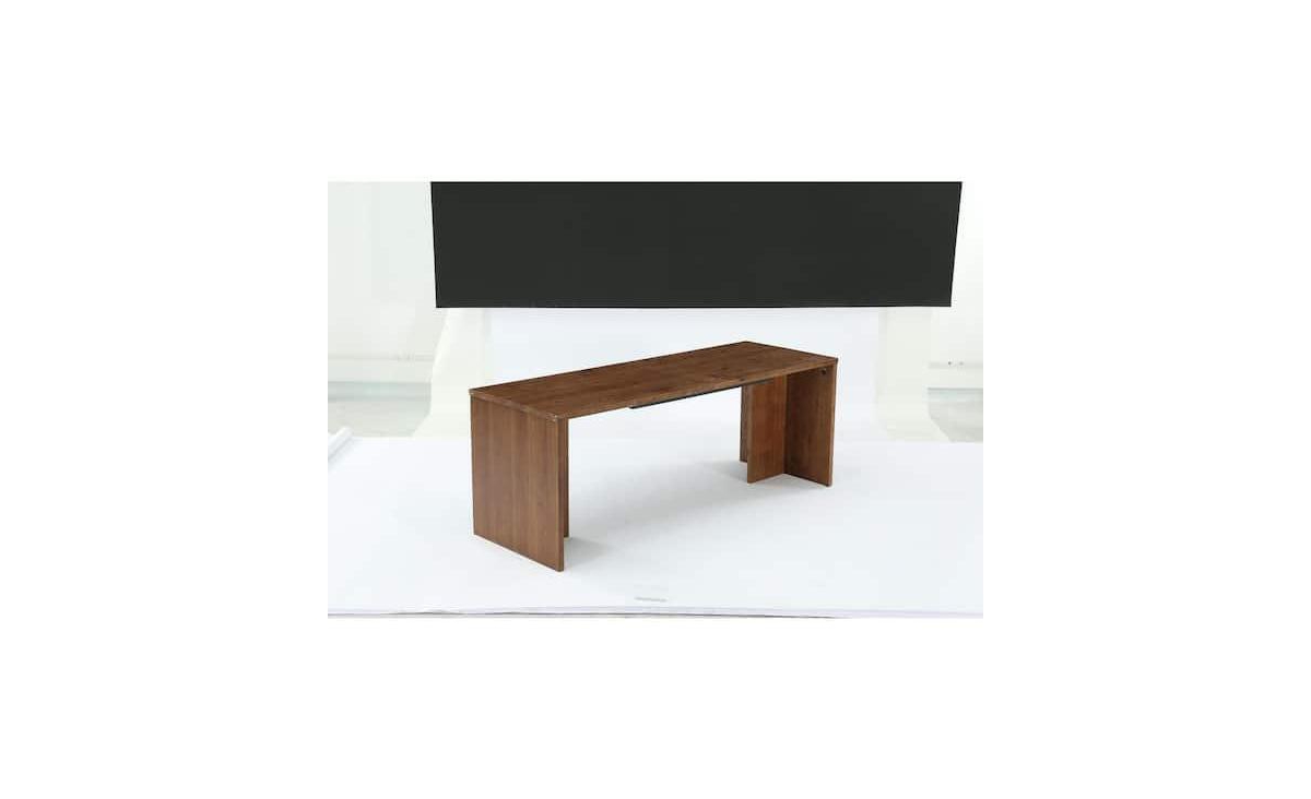 Click here for Tribesigns Extra Long Rectangle Brown Solid Wood C... prices