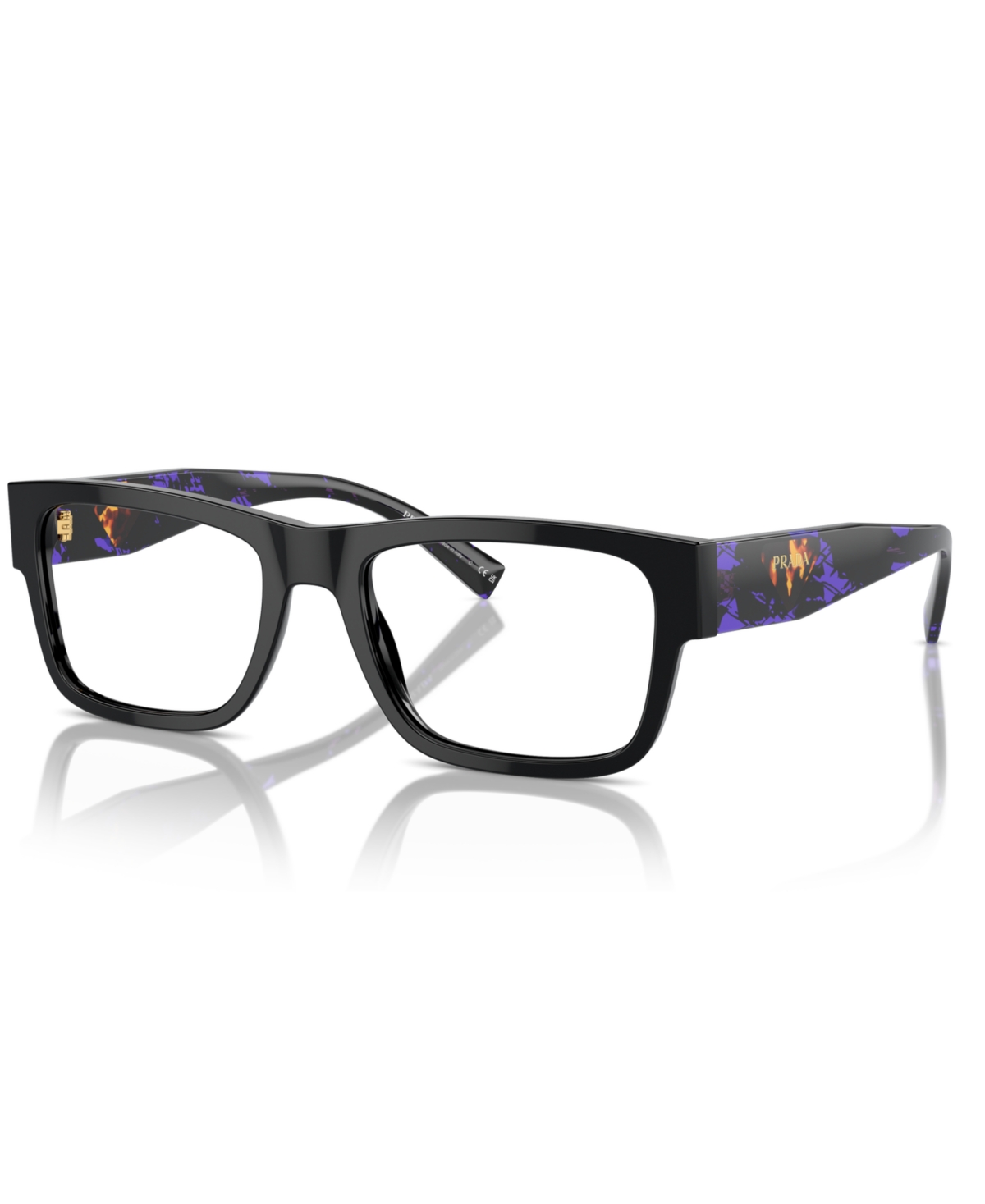 Click here for Prada Mens Eyeglasses  Pr 15YV - Black prices