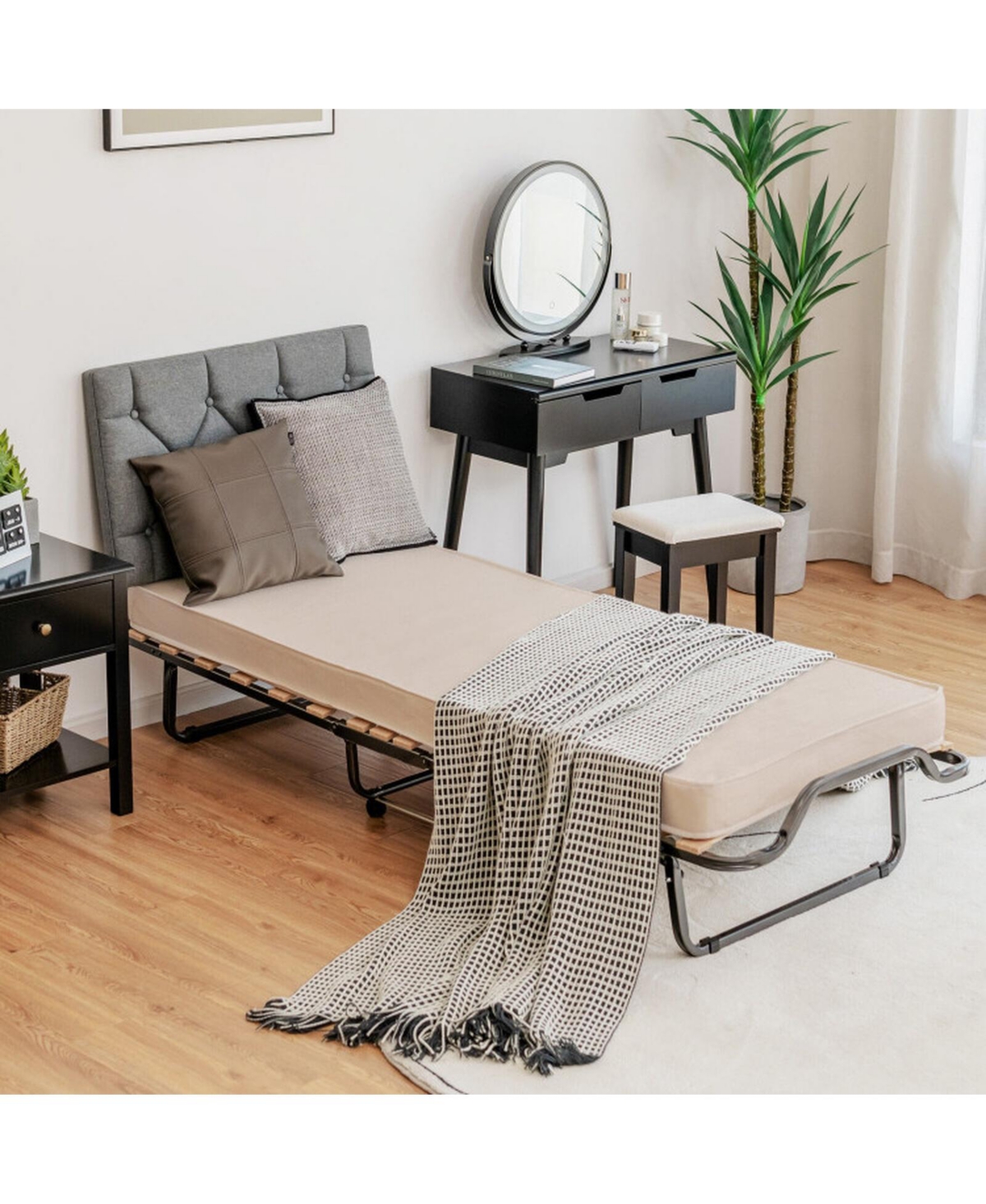 Click here for Gouun Folding Rollaway Guest Bed with 4-Inch Memor... prices
