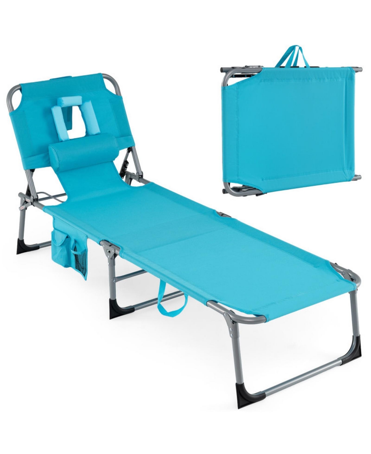 Click here for Gouun Set of 2 Portable Tanning Chairs with 4-Posi... prices