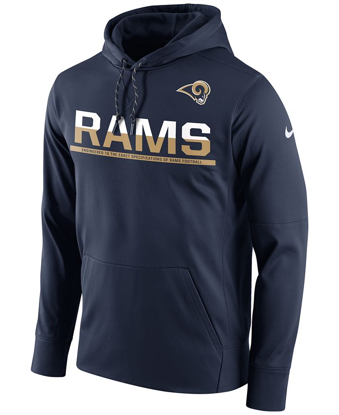 Nike Men's Los Angeles Rams Circuit Pullover Hoodie - Macy's