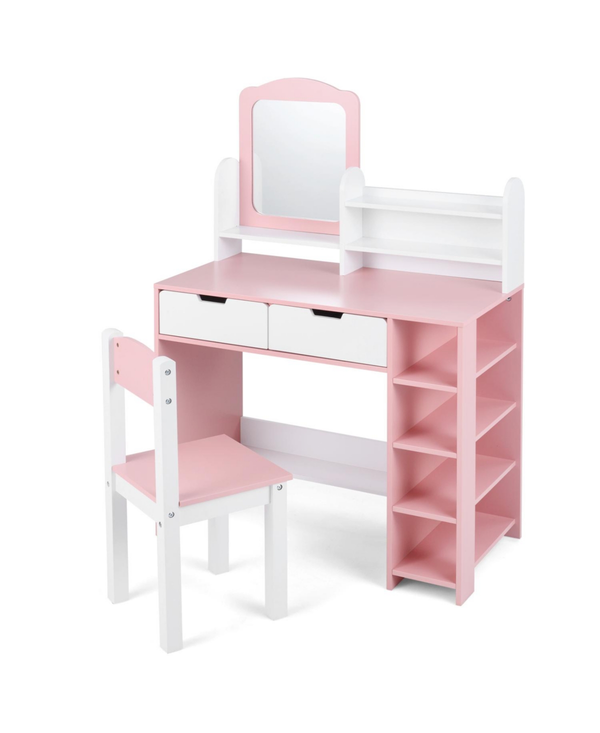 Click here for Slickblue Kids Vanity Set with Chair and Mirror St... prices