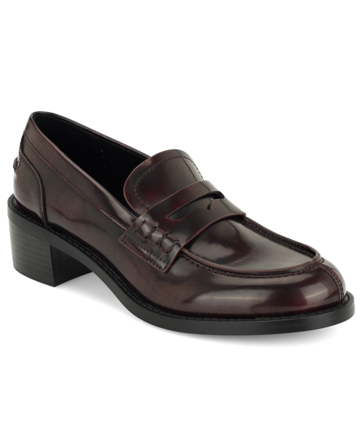 Click here for Nine West Womens Vandel Block Heel Penny Loafers -... prices