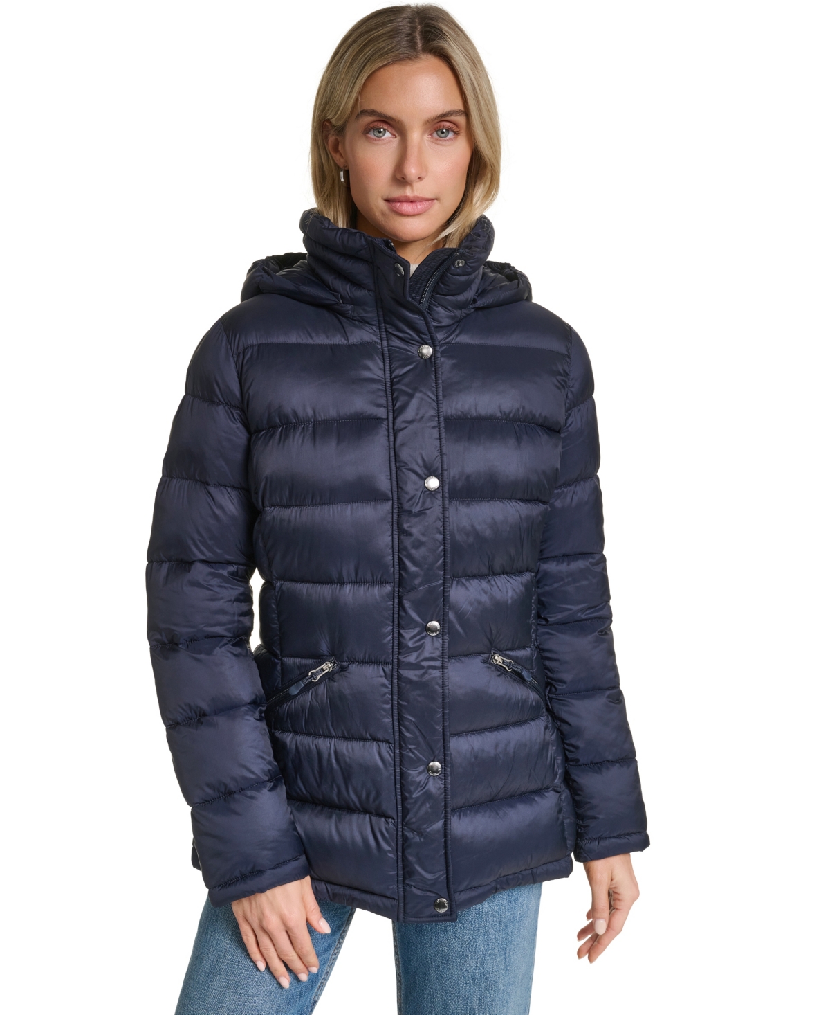 Click here for Charter Club Womens Packable Hooded Puffer Coat  M... prices
