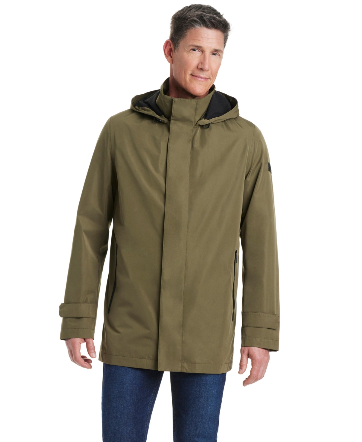 Click here for Vince Camuto Mens Hydro Resistant Rain Jacket - Da... prices