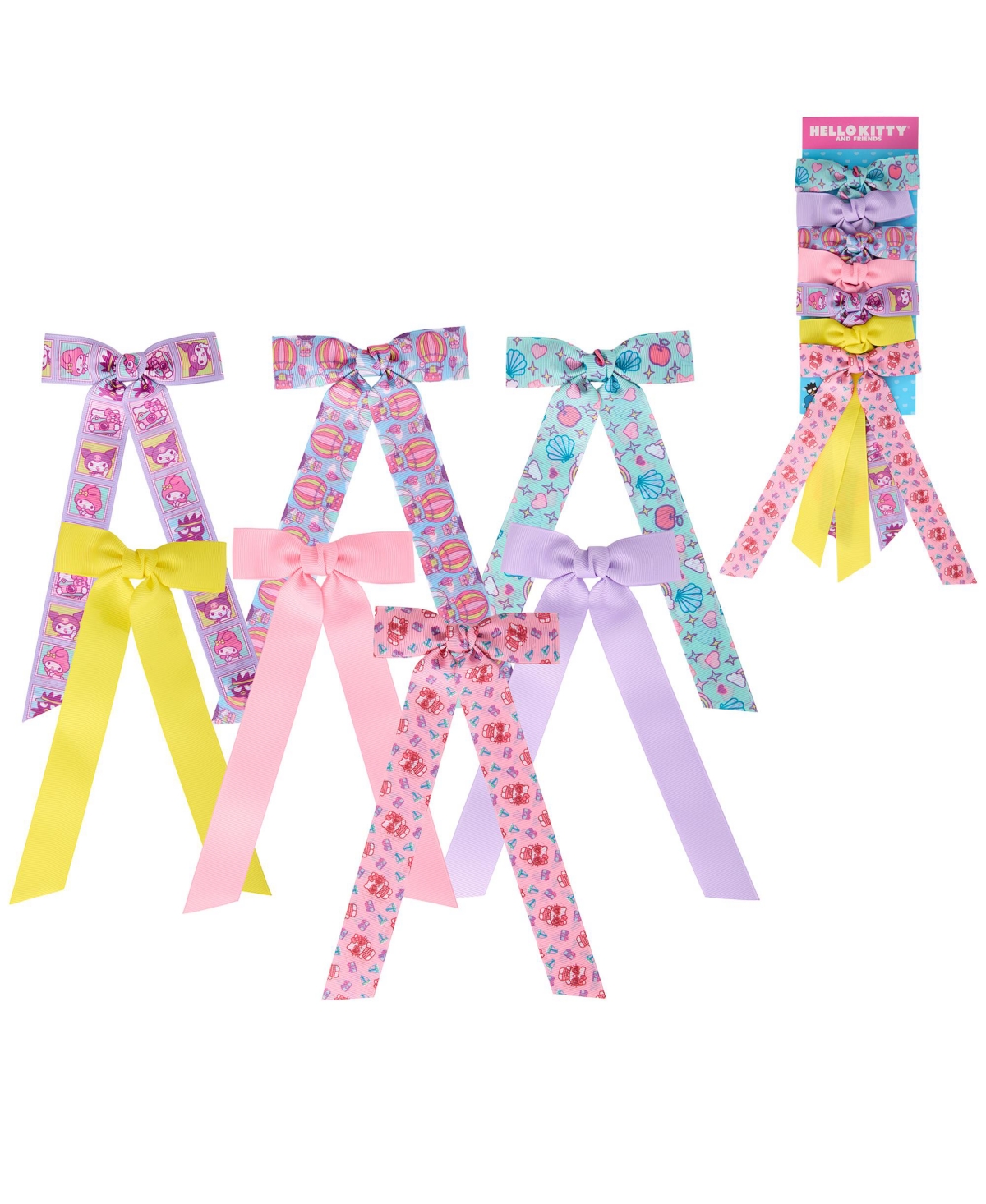 Click here for Hello Kitty and Friends Long Hair Bows 7-Piece Set... prices