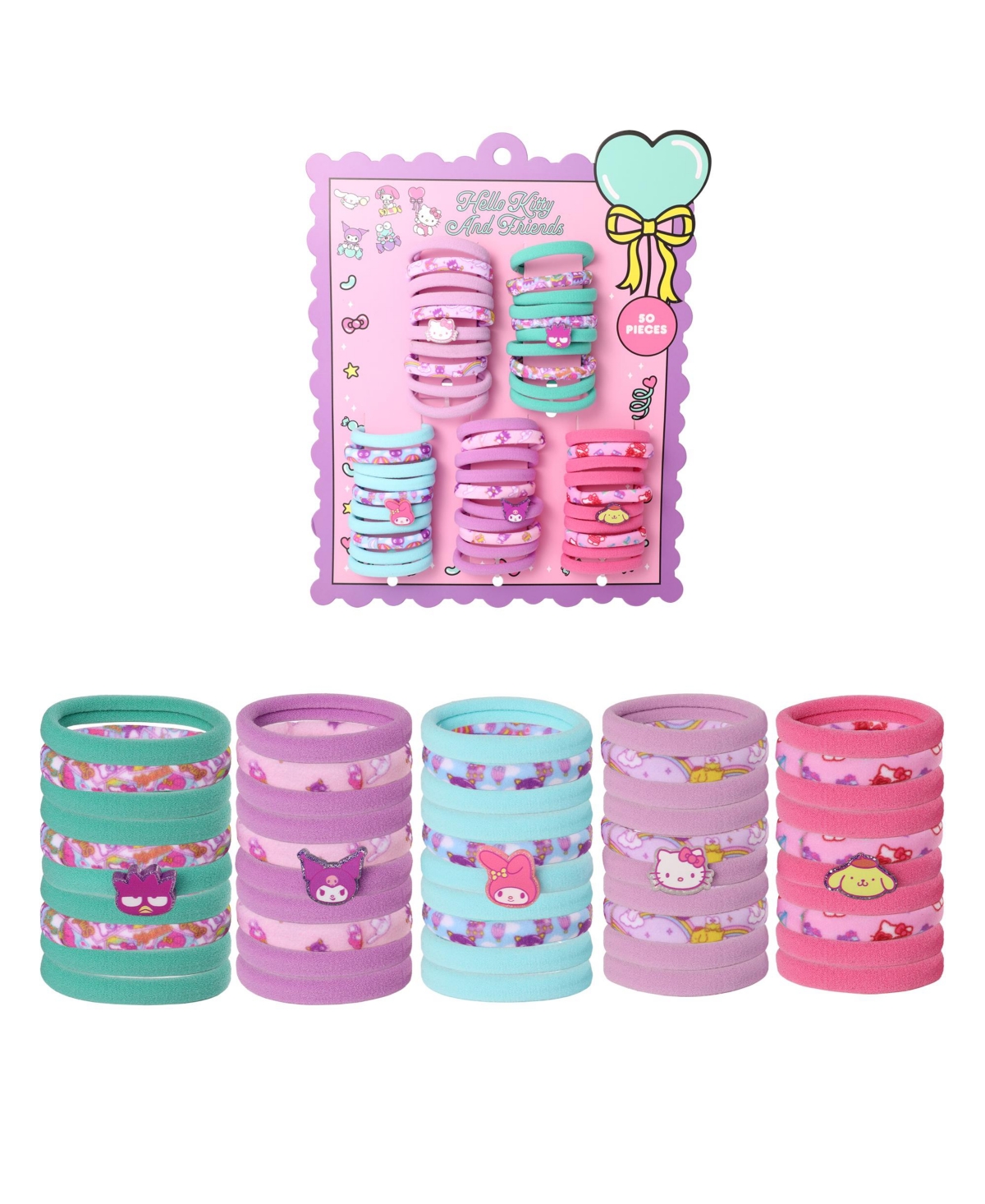 Click here for Hello Kitty and Friends Hair Ties in Bulk 50 Piece... prices