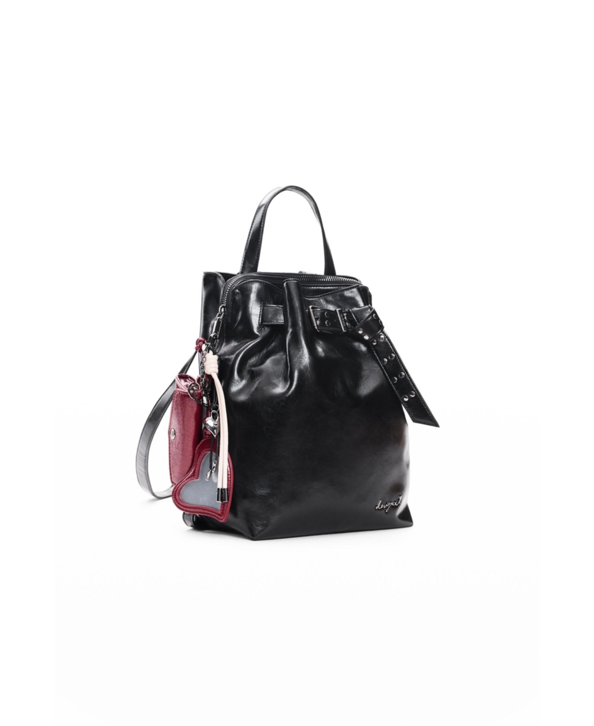 Click here for Desigual Womens Mini small backpack - Black prices