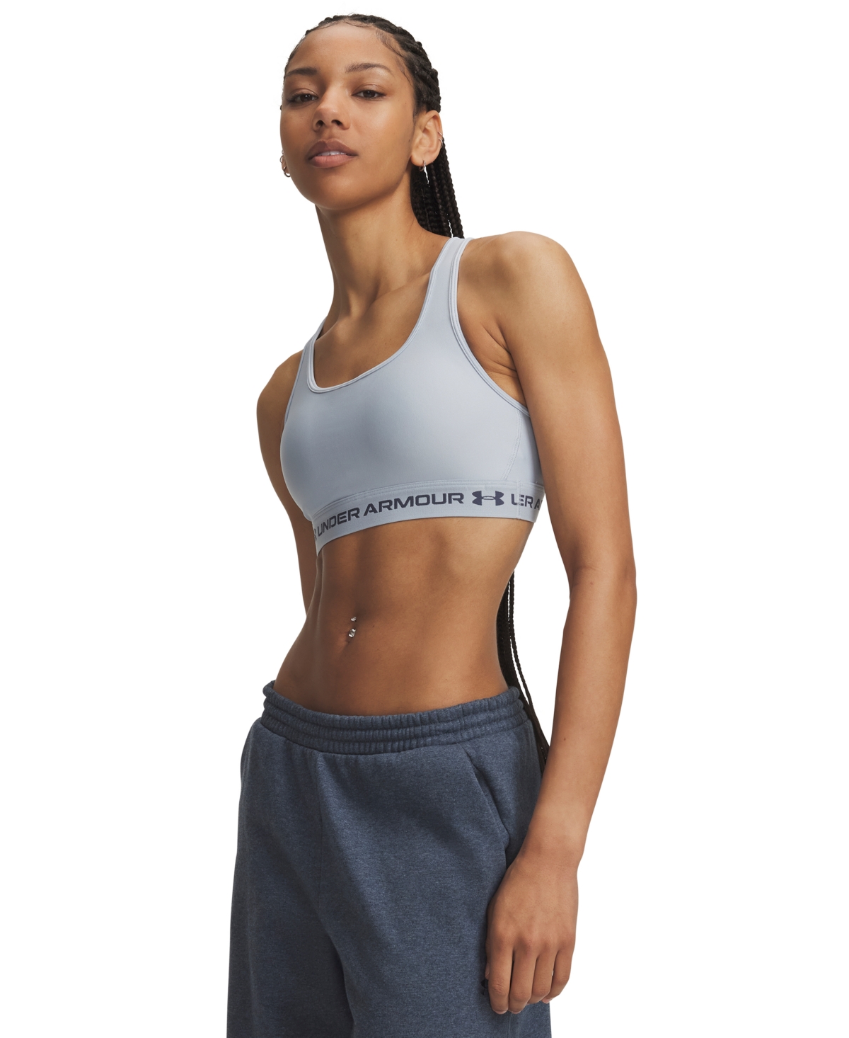 Click here for Under Armour Womens Medium Impact Sports Bra - Blu... prices