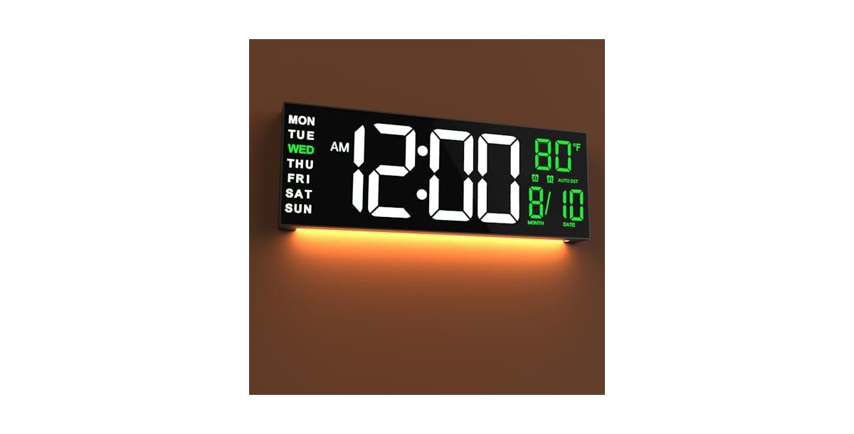 Click here for Jall 16 Inch Large Digital Wall Clock 8 Rgb Colors... prices