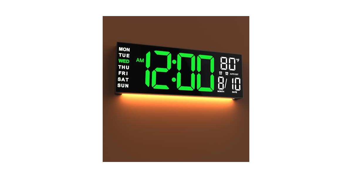 Click here for Jall 16 Inch Large Digital Wall Clock 8 Rgb Colors... prices