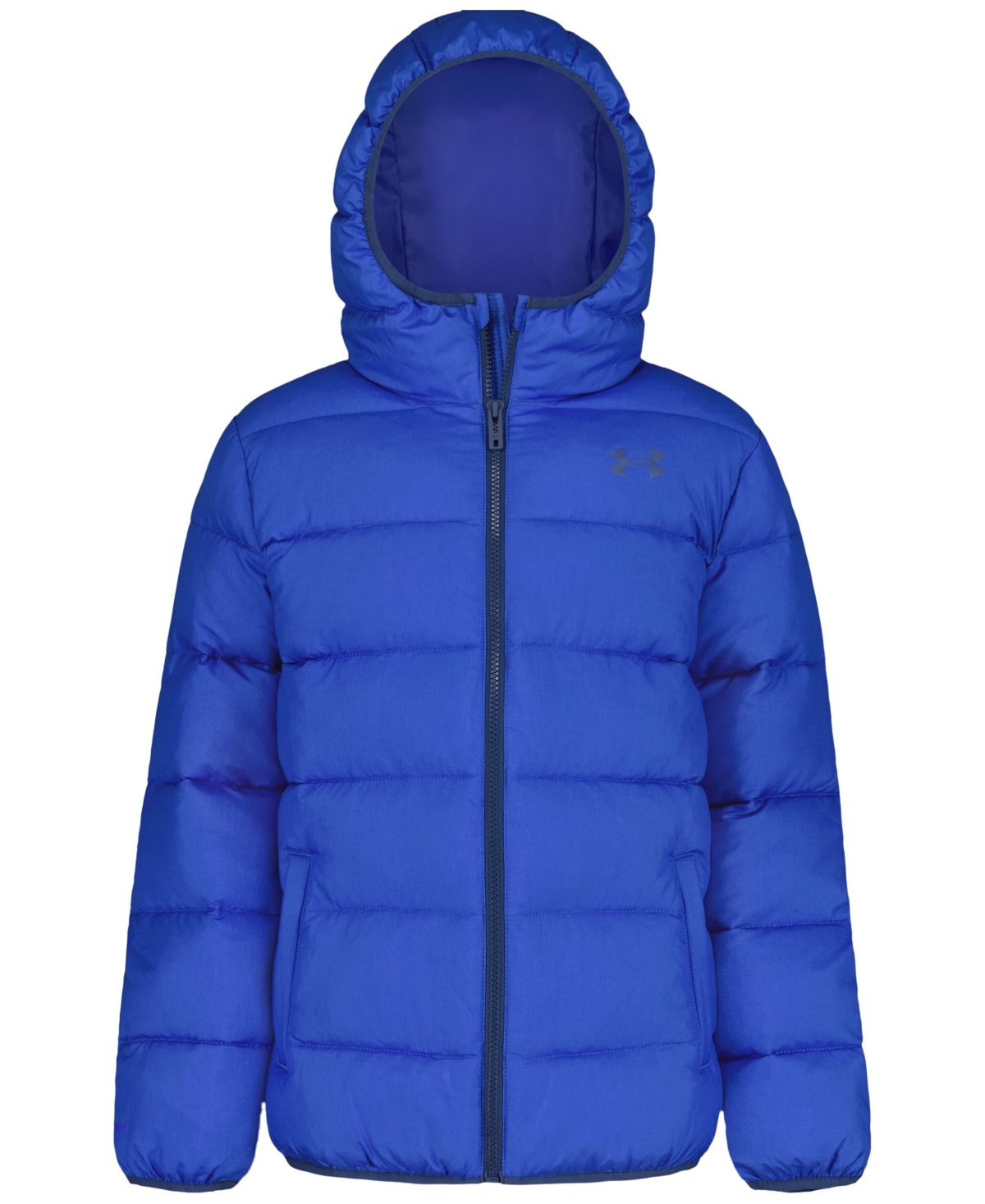Click here for Under Armour Boys 8-20 Solid Blue Logo Full-Zip Pu... prices